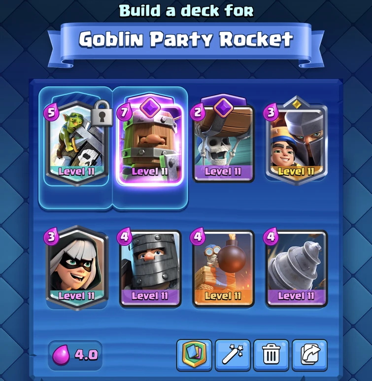 12-1 in party rocket challenge with this deck | Fandom