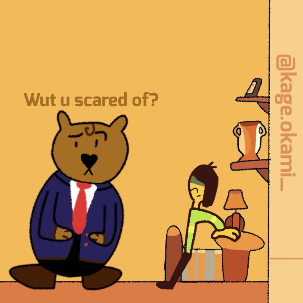 Kris, why are you scared of bears? | Fandom