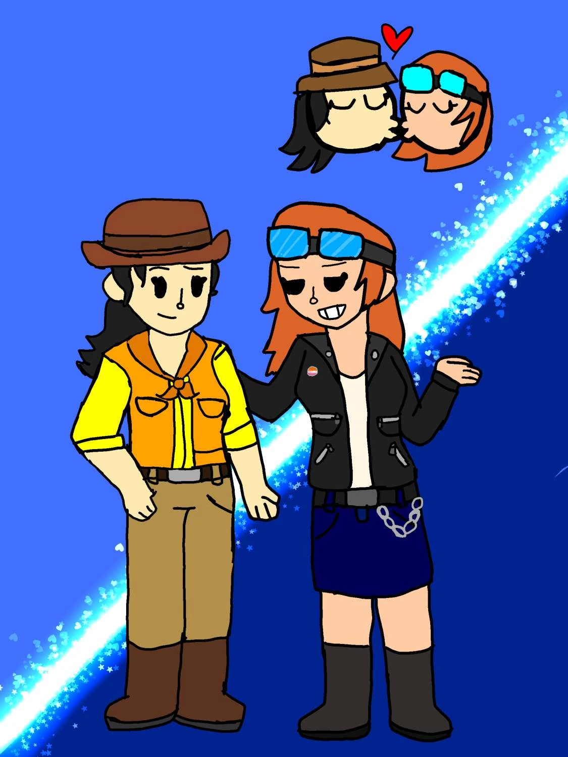 What if... Cowgirl Akari and Biker Peggy | Fandom