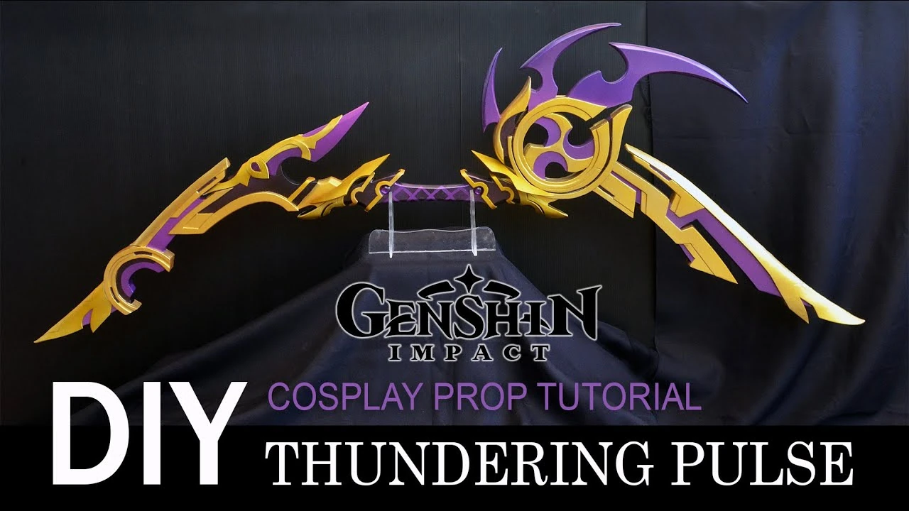DIY Thundering Pulse Bow, Genshin Impact Cosplay Prop tutorial | Fandom