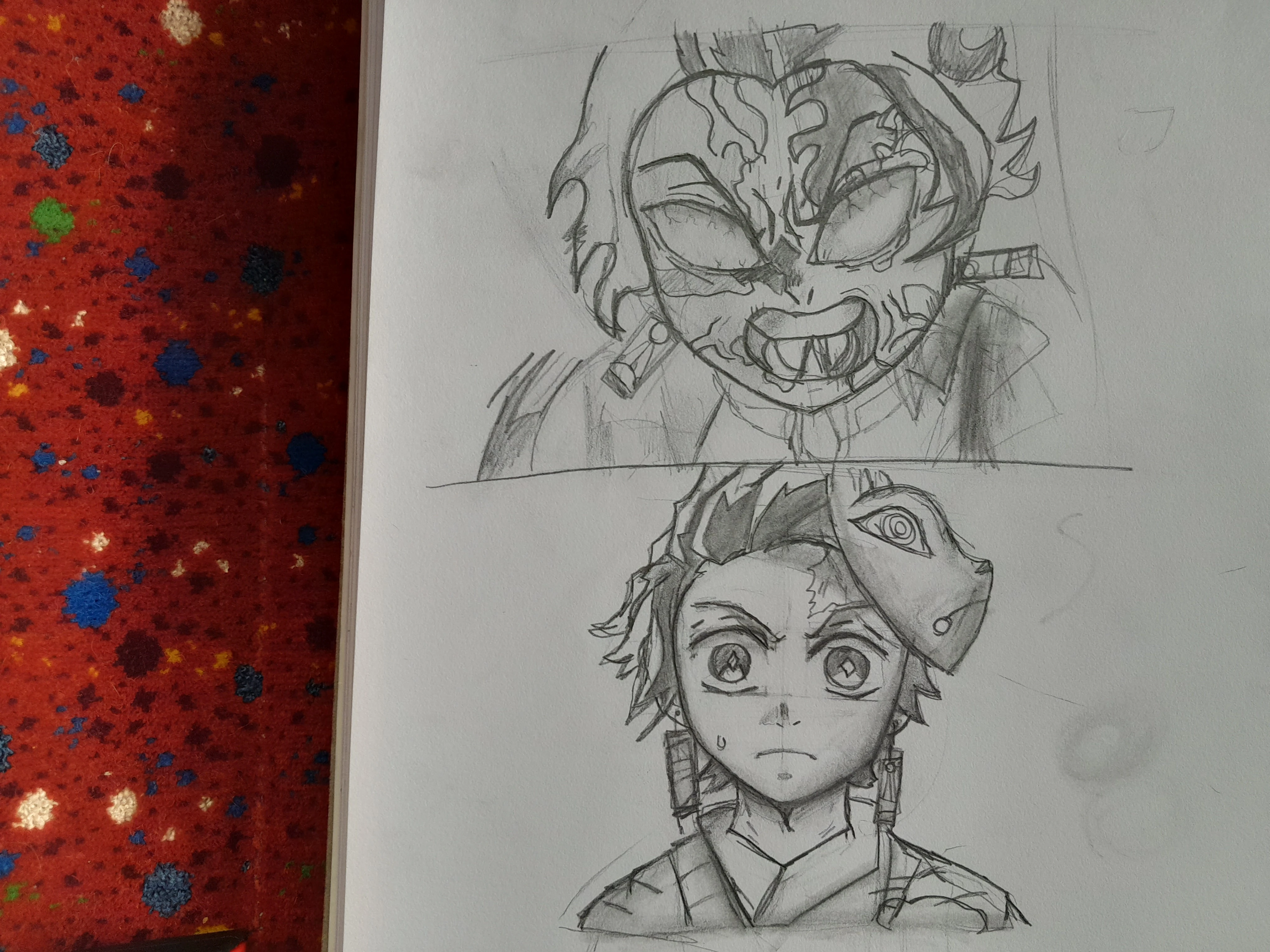 |Two Tanjiro Wips!!||OMG IM SO PROUD OF THIS!! 😭😭| | Fandom
