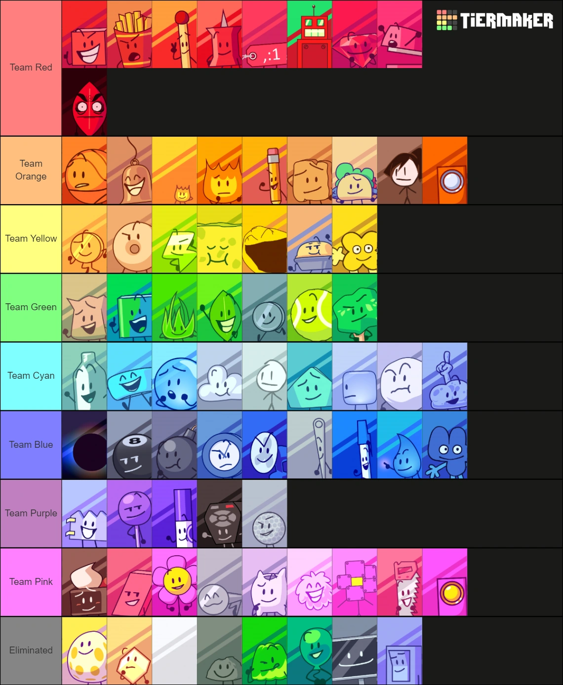 BFDI Fan-Voting 5 | Fandom