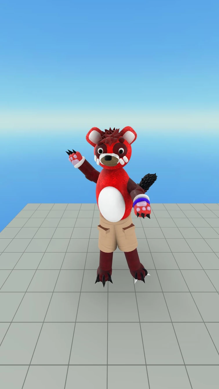 Meet Randoo the red pando he is out now on Meta horizons arlos pizza 2 ...