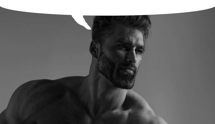 gigachad says meme | Fandom