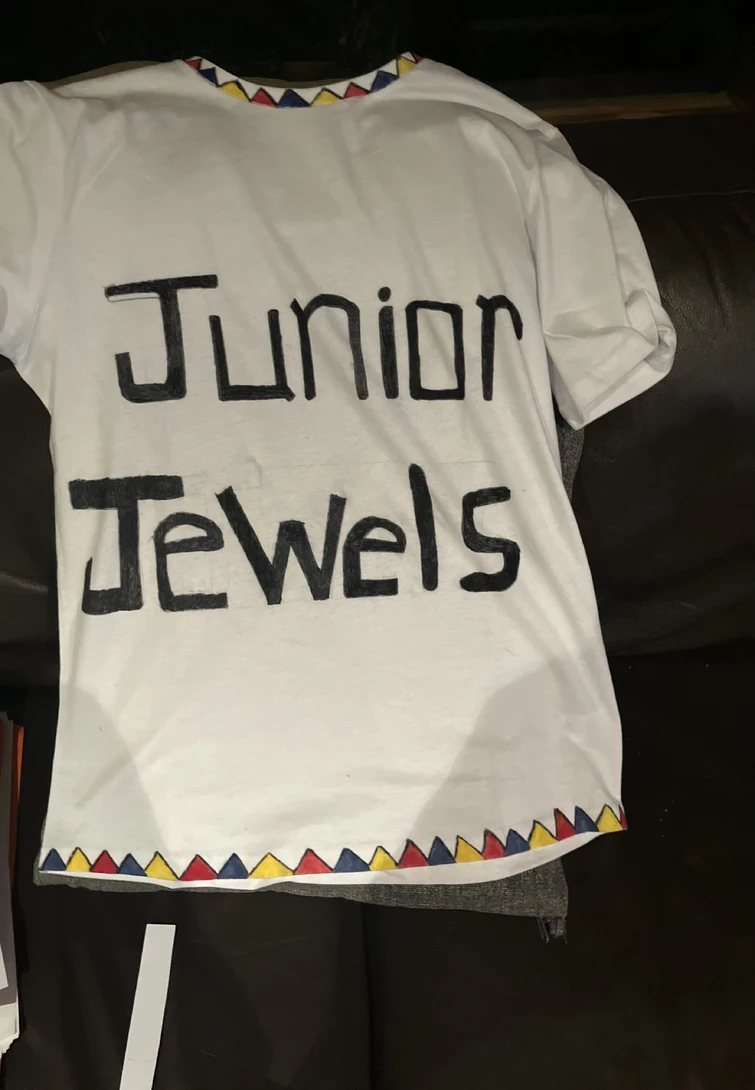 Jr jewels shirt so far! | Fandom