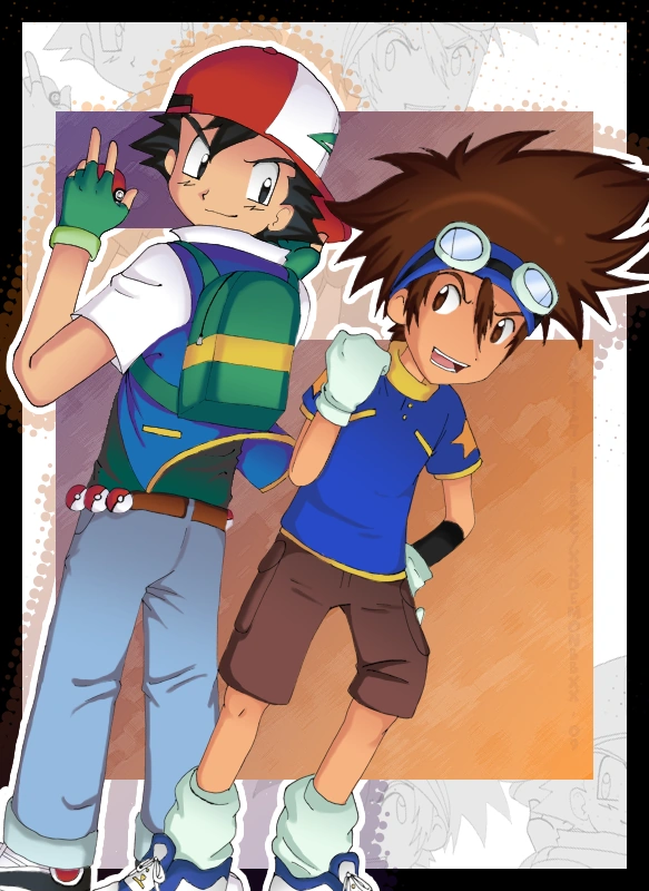 Tai Kamiya and Ash Ketchum, born leaders | Fandom