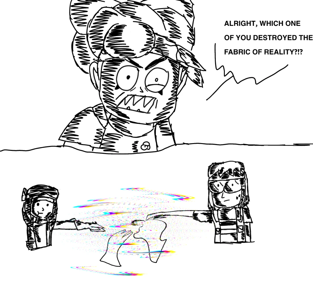 Silly fang and buster, ending our universe as we know it 😅😅 | Fandom