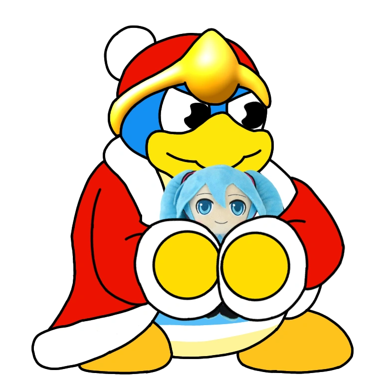 💗Espero que les guste esta imagen del Rey Dedede con un peluche de ...