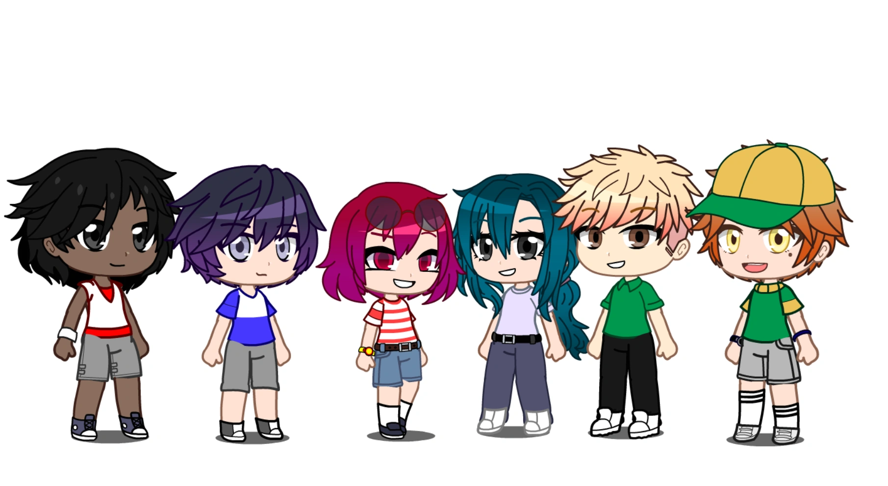 So I done with the design of the main characters for my au | Fandom