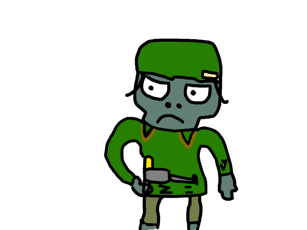 lil art of the foot soldier from pvz gw2 | Fandom