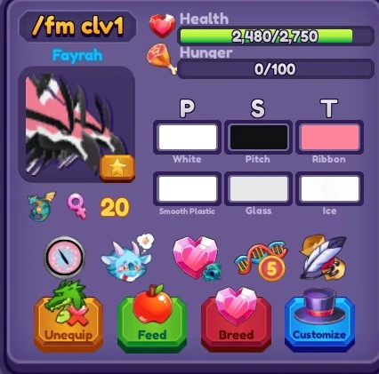 Co-hatching or Swapping CLV1 FM Fayrah G1 | Fandom