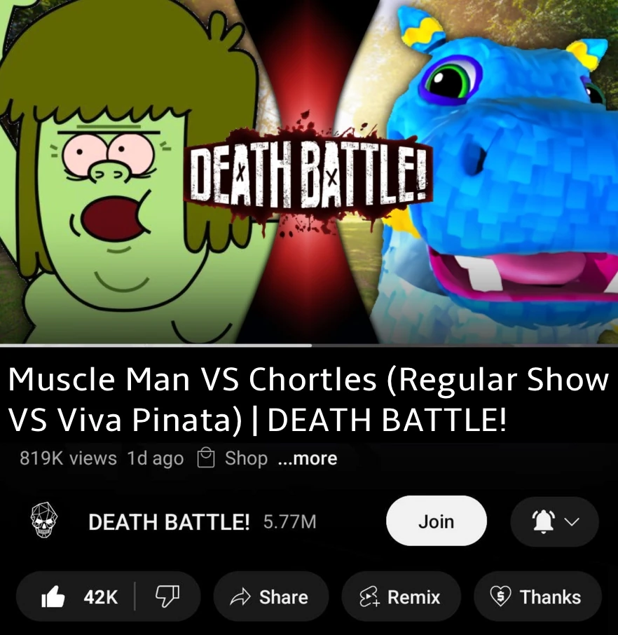 Muscle Man vs Chortles: Official Video mockup | Fandom
