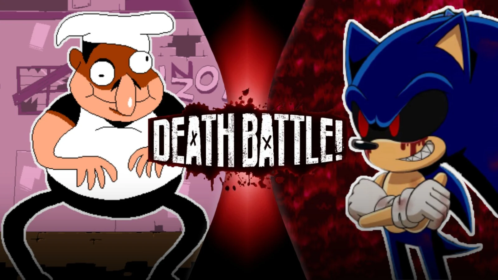I made Fake Peppino vs Sonic.EXE thumbnail | Fandom