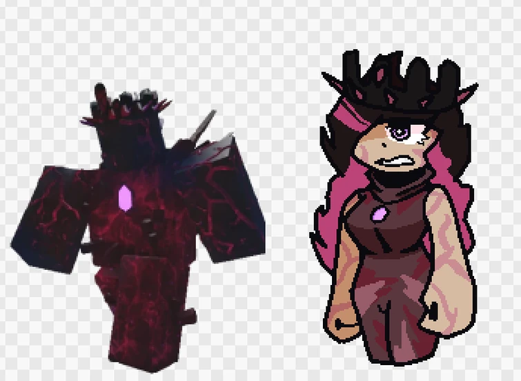 so i have drawn Void (from Tower Battles, duh.) but female | Fandom