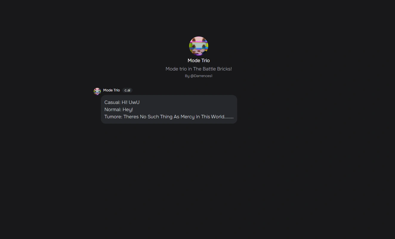 We're gonna do that ai thing i did yesterday, but with a new bot. | Fandom