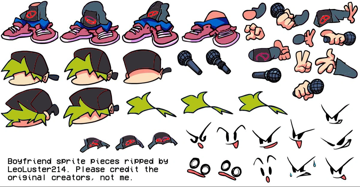 Kris sprite sheet (currently only recolor of separated one) | Fandom