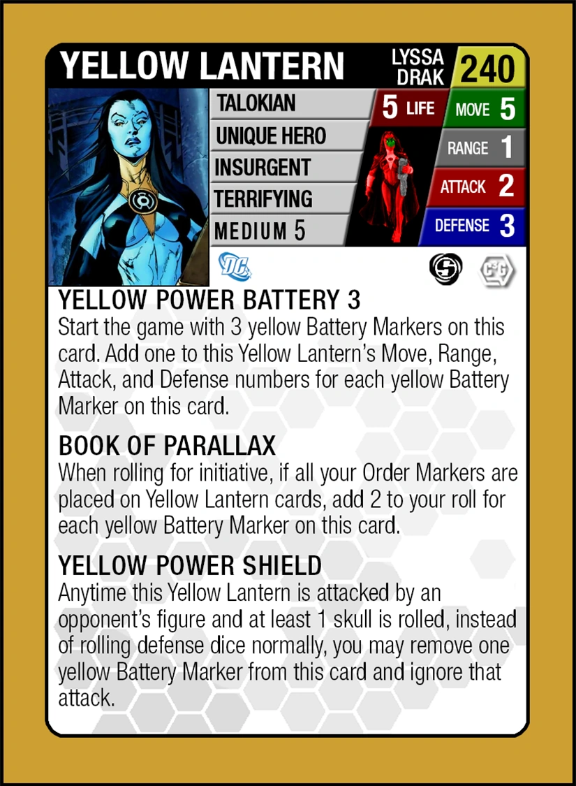 Yellow Lantern (Lyssa Drak) | C3G Wiki | Fandom