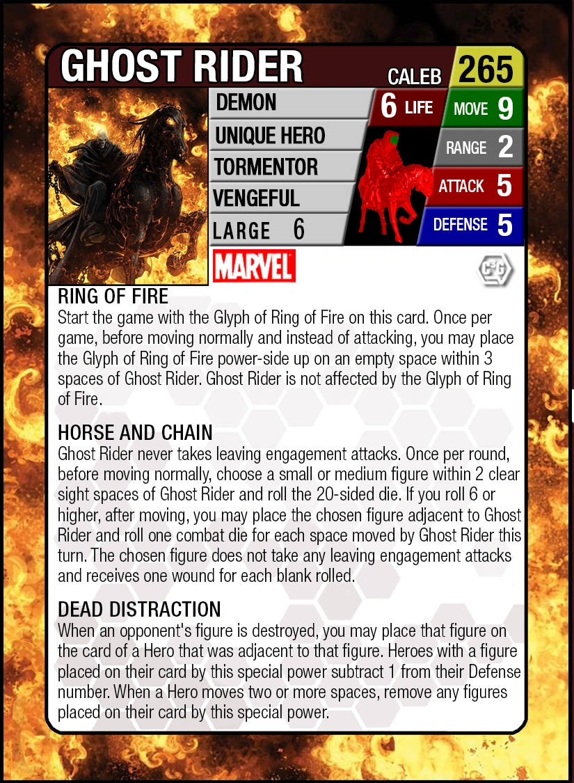 Ghost Rider (Caleb) | C3G Wiki | Fandom