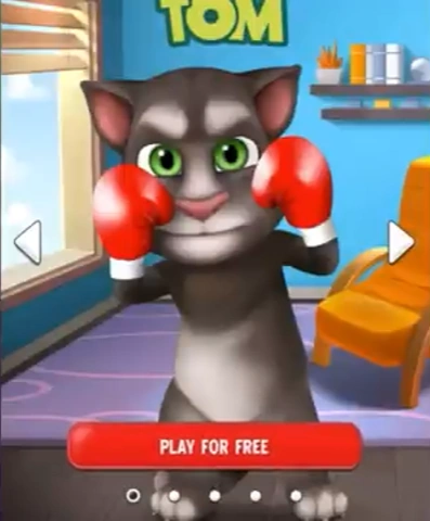 talking tom punching a punching bag ad | Fandom