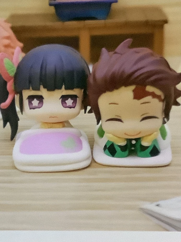 Chibi tanjiro and kanao in their beds | Fandom