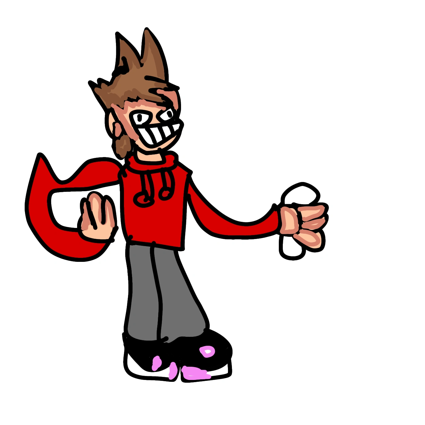 Made a trolled design for the no villains cover in tord:red fury | Fandom