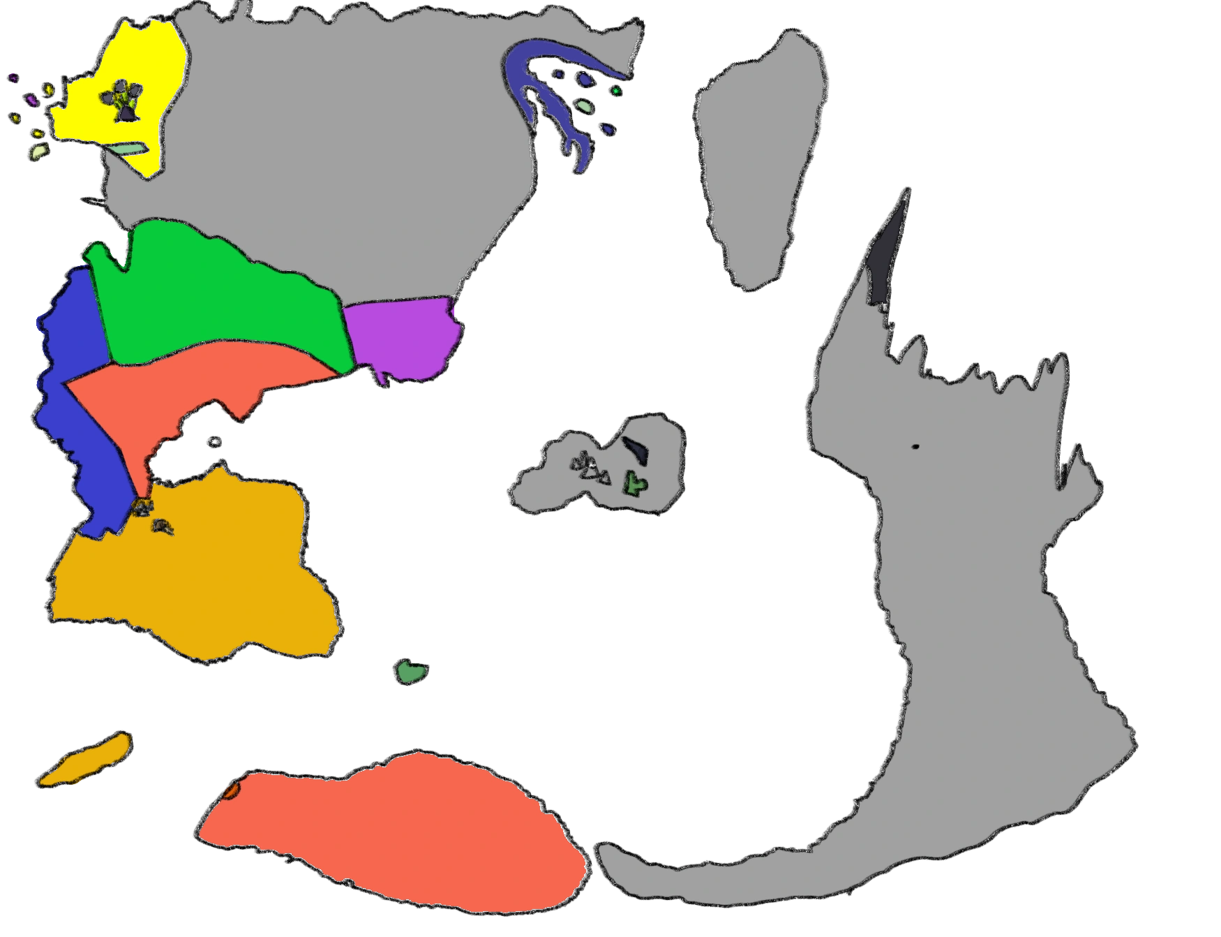 Newer world map | Fandom