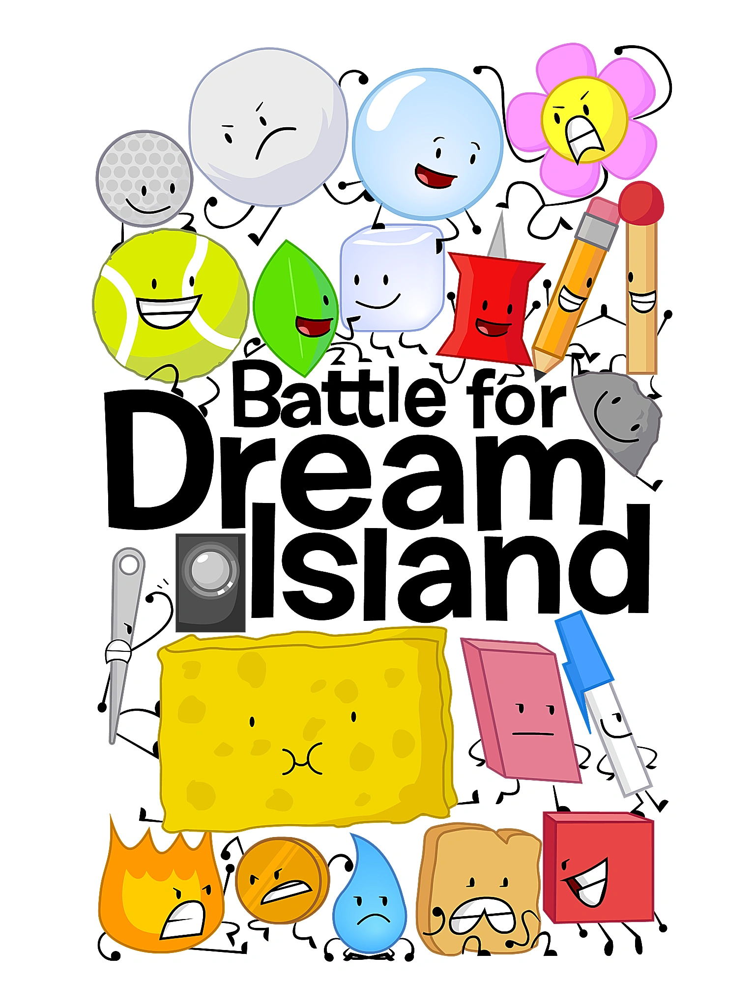 E se Battle for dream island(BFDI) Fosse dublado? | Fandom