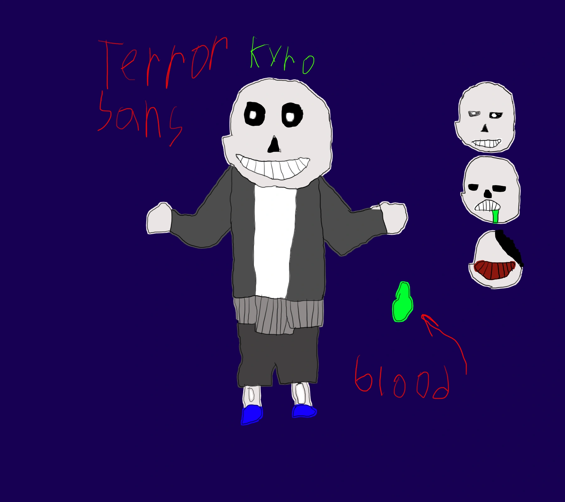 Terror!Sans Father of REM and Lucid husband to Delusion | Fandom