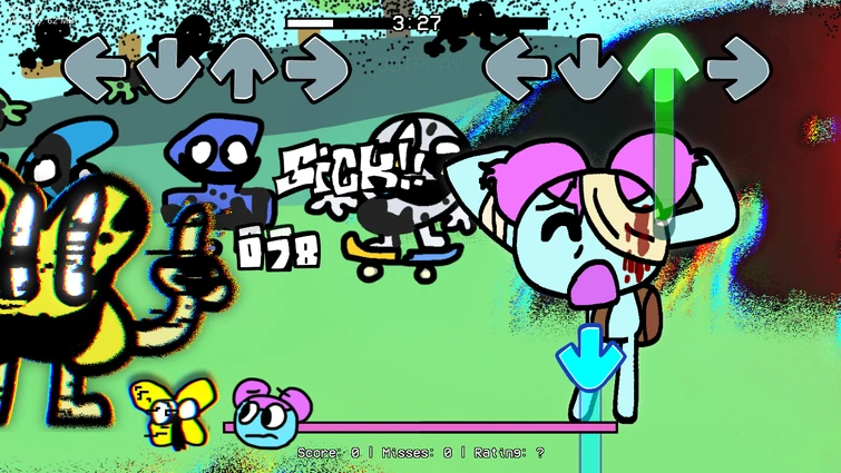 a picture of me playing Verzephobia (BFAFND), Exited (BFAFND), Lost ...