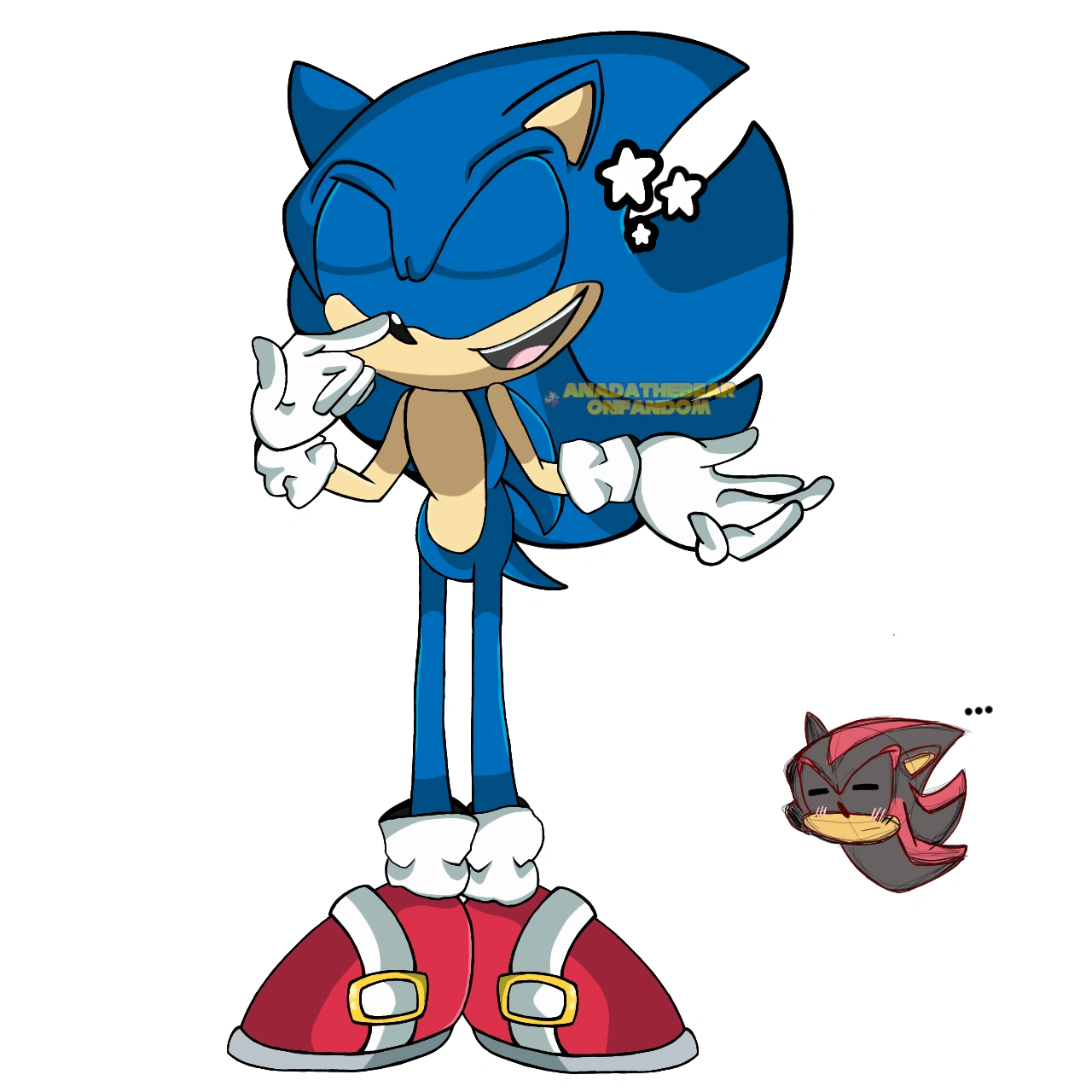 Sonic with Shadow's hairstyle lol :3 | Fandom
