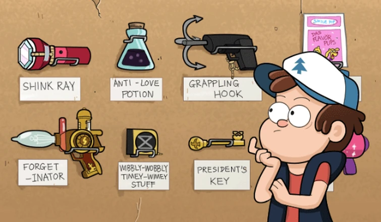 Gravity Falls Weapons Select | Fandom