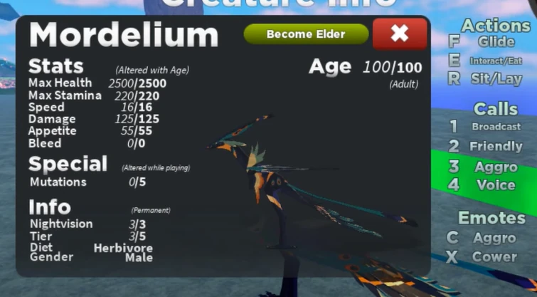mordelium stats | Fandom