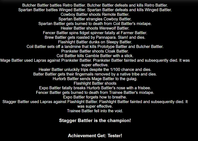 the battle bricks hungergames | Fandom