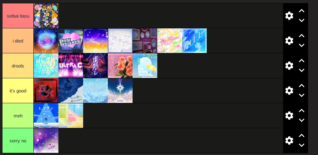 pjsk 5th rotation tierlist | Fandom