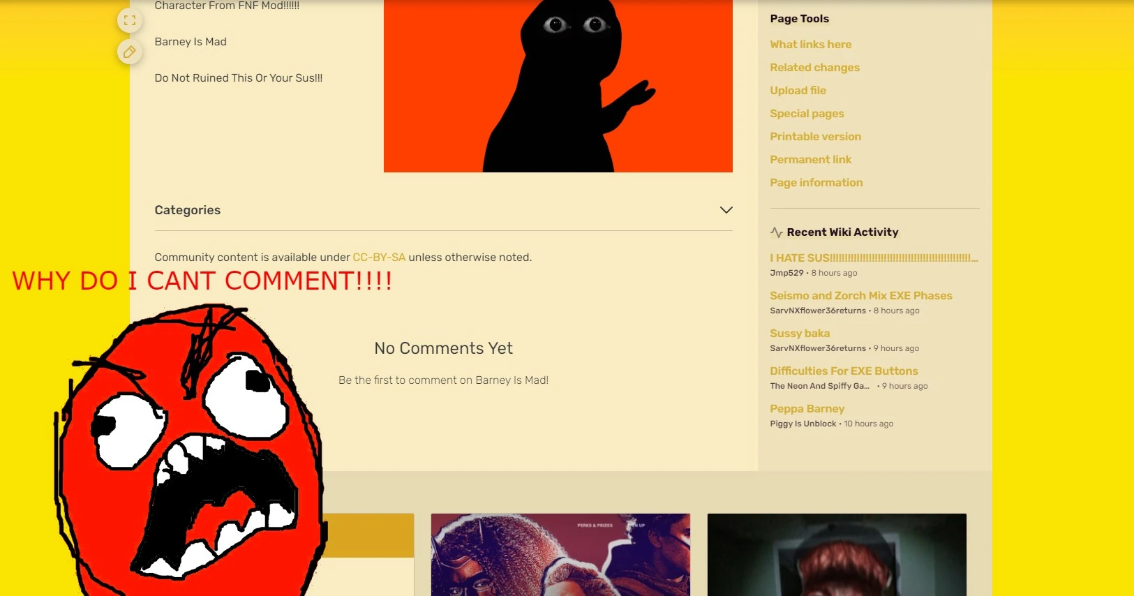 When You Cant Comment | Fandom