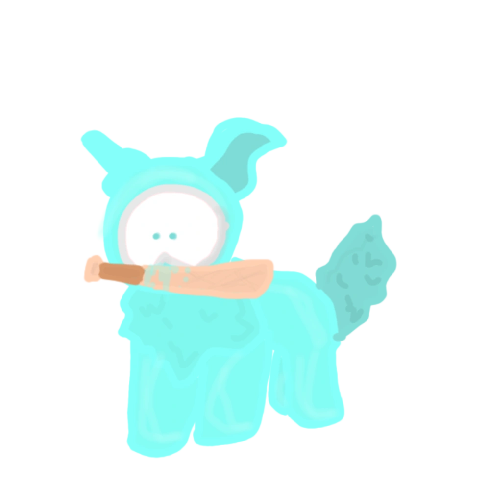 I drew slime pup because i was bored (feel free to make it a pfp i ...