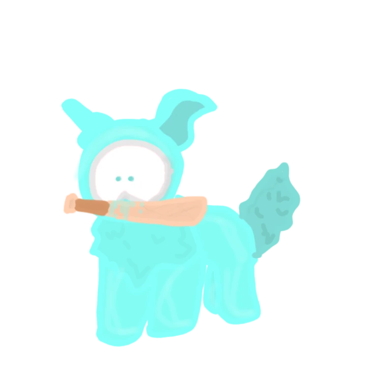 I drew slime pup because i was bored (feel free to make it a pfp i ...