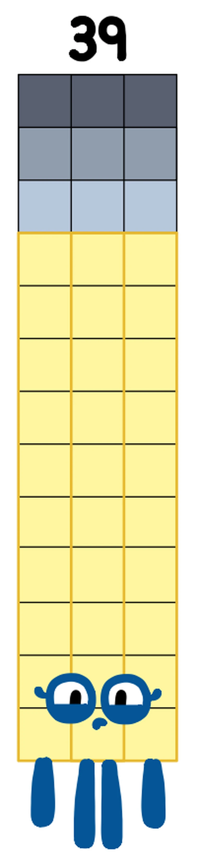 I rebuilt my fanmade Numberblocks 33-39. Here's the results. | Fandom