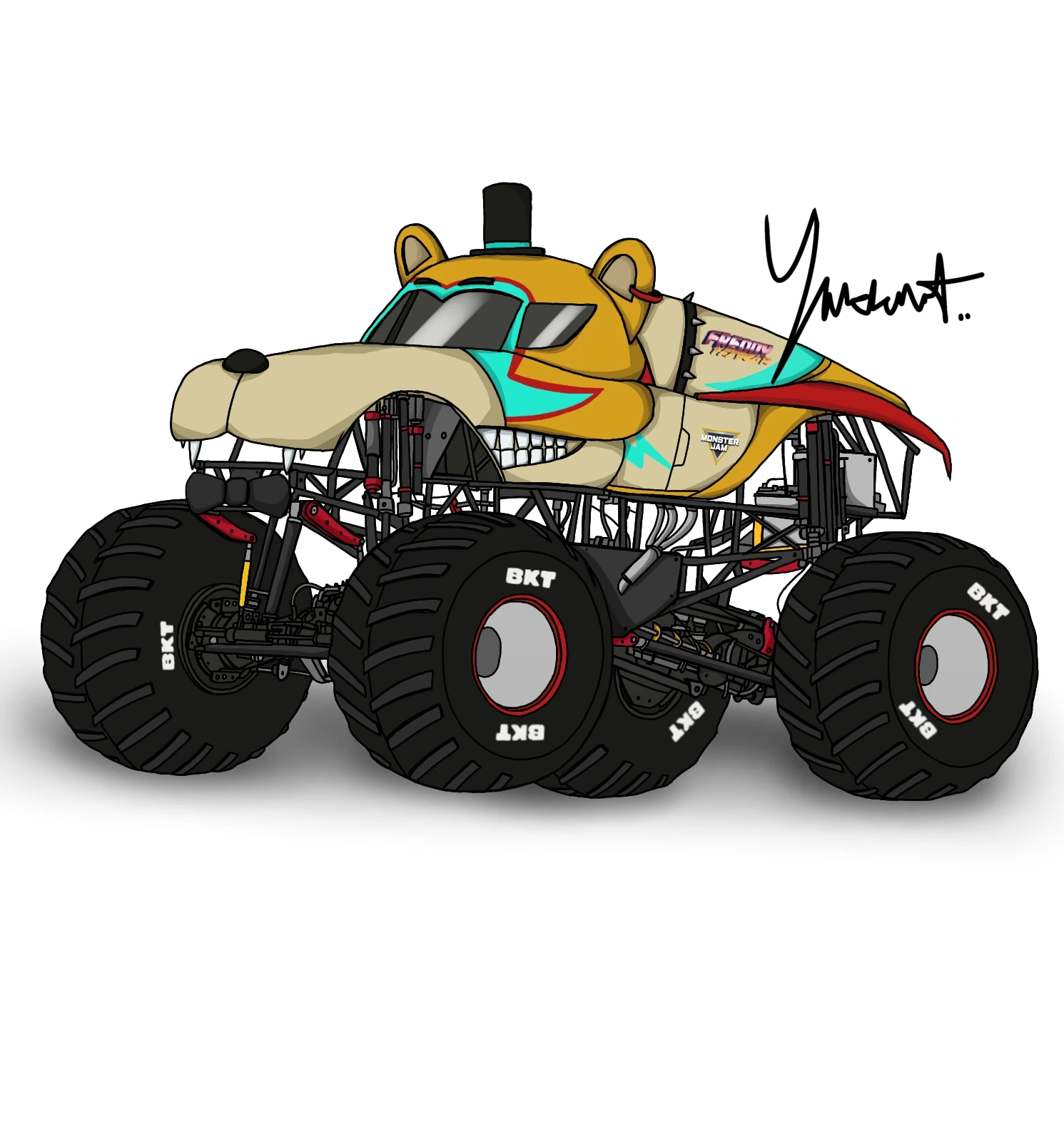 Fnaf SB X Monster Jam (fanart & concept by me) | Fandom
