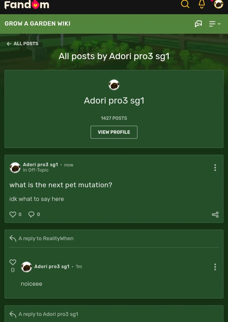 Very off-topic. Lezz go over 1k posts! | Fandom