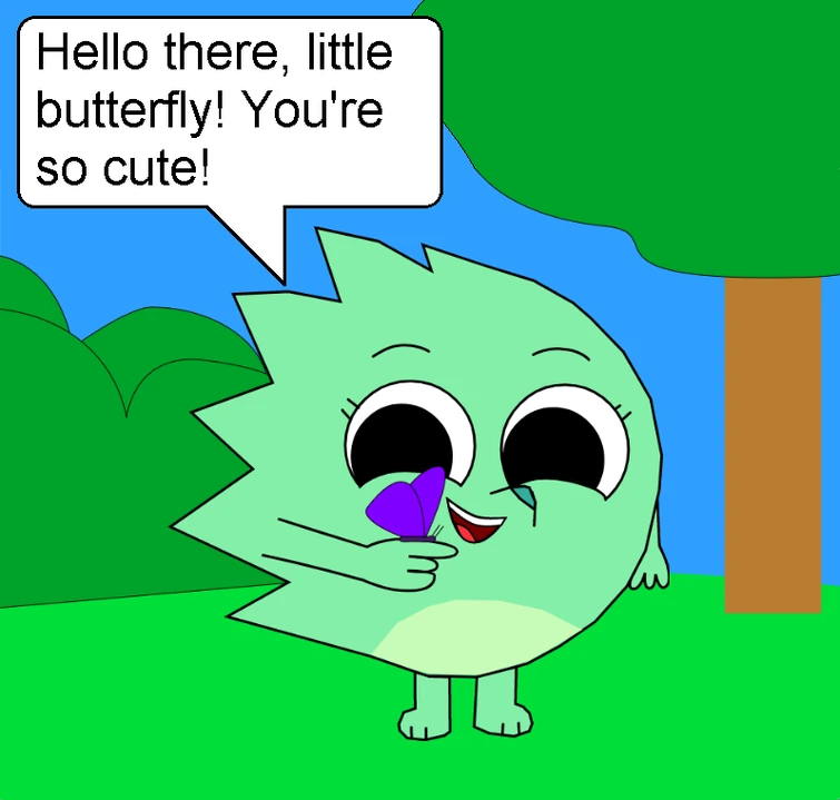 A cute picture of Suki and a butterfly! ^w^ | Fandom