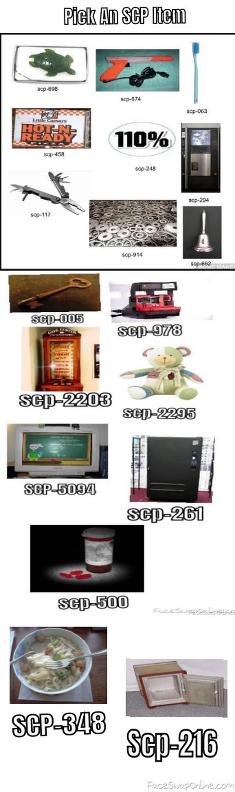 Pick a scp item & power & companion | Fandom