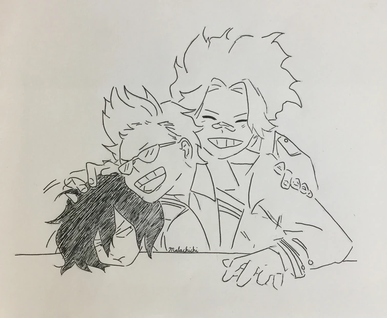 Yellow! So I drew the best MHA squad.... | Fandom