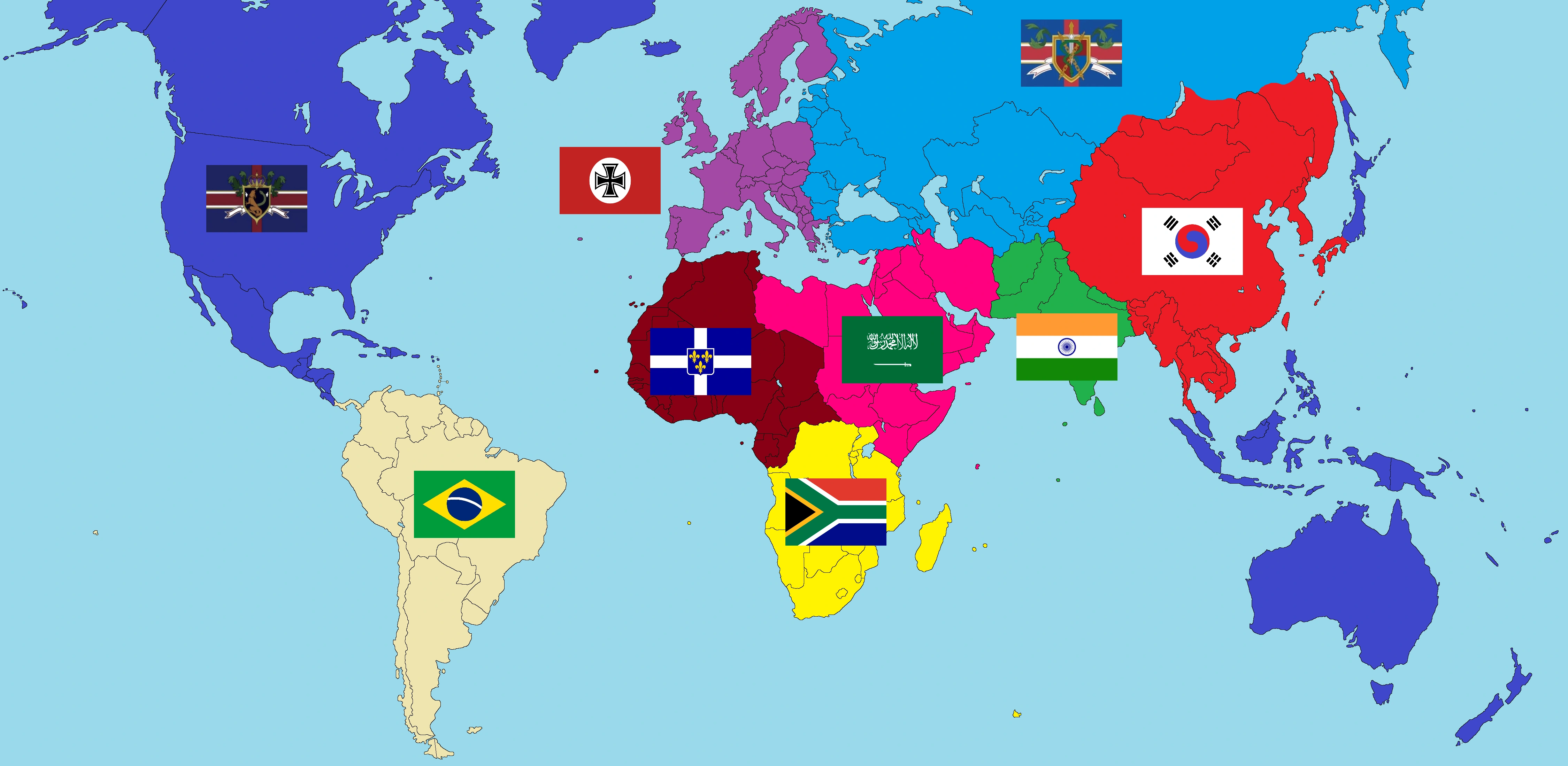 World Map Of Nine Countries | Fandom