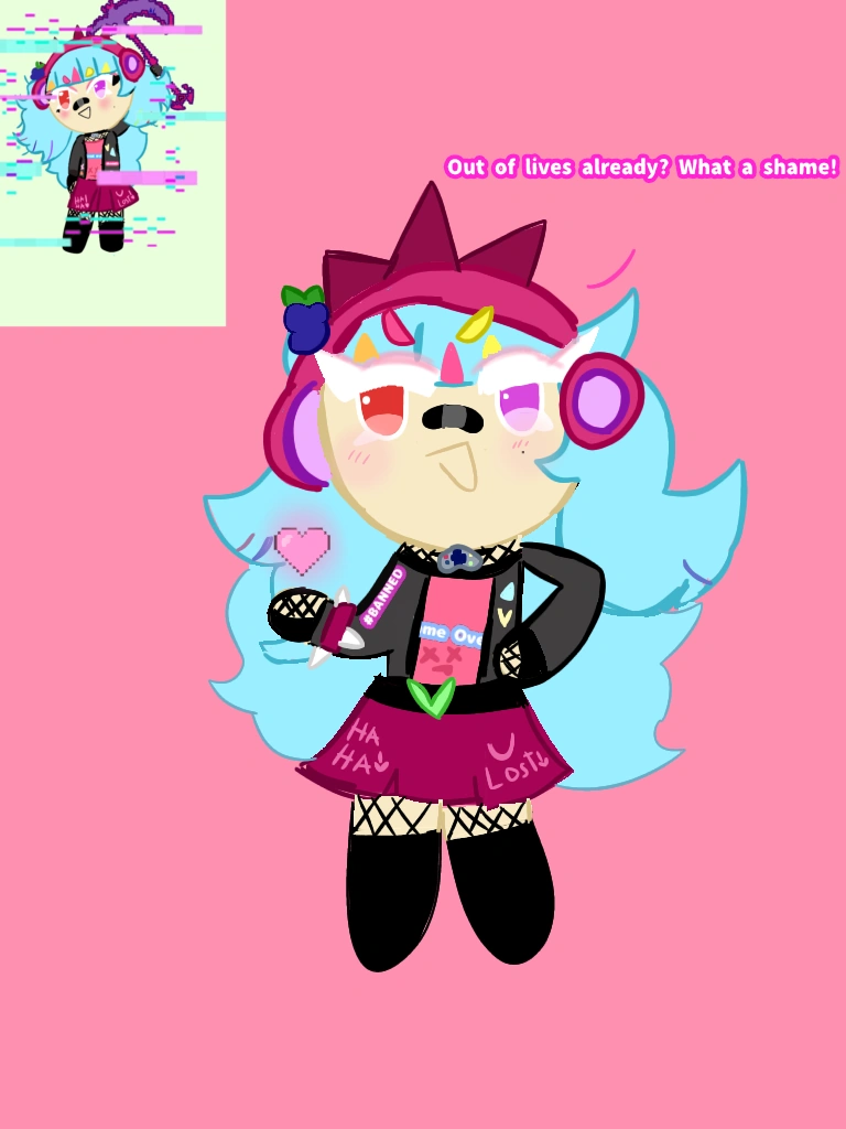 I redrew neon blue raspberry 🤩 | Fandom