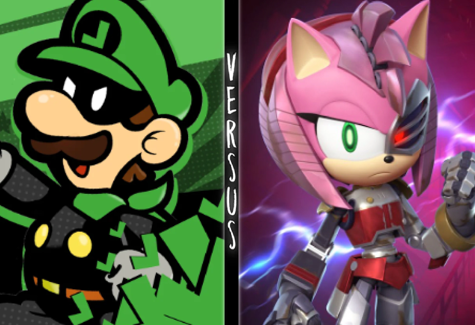 Mr.L vs Rusty Rose (Super Paper Mario vs Sonic Prime) | Fandom