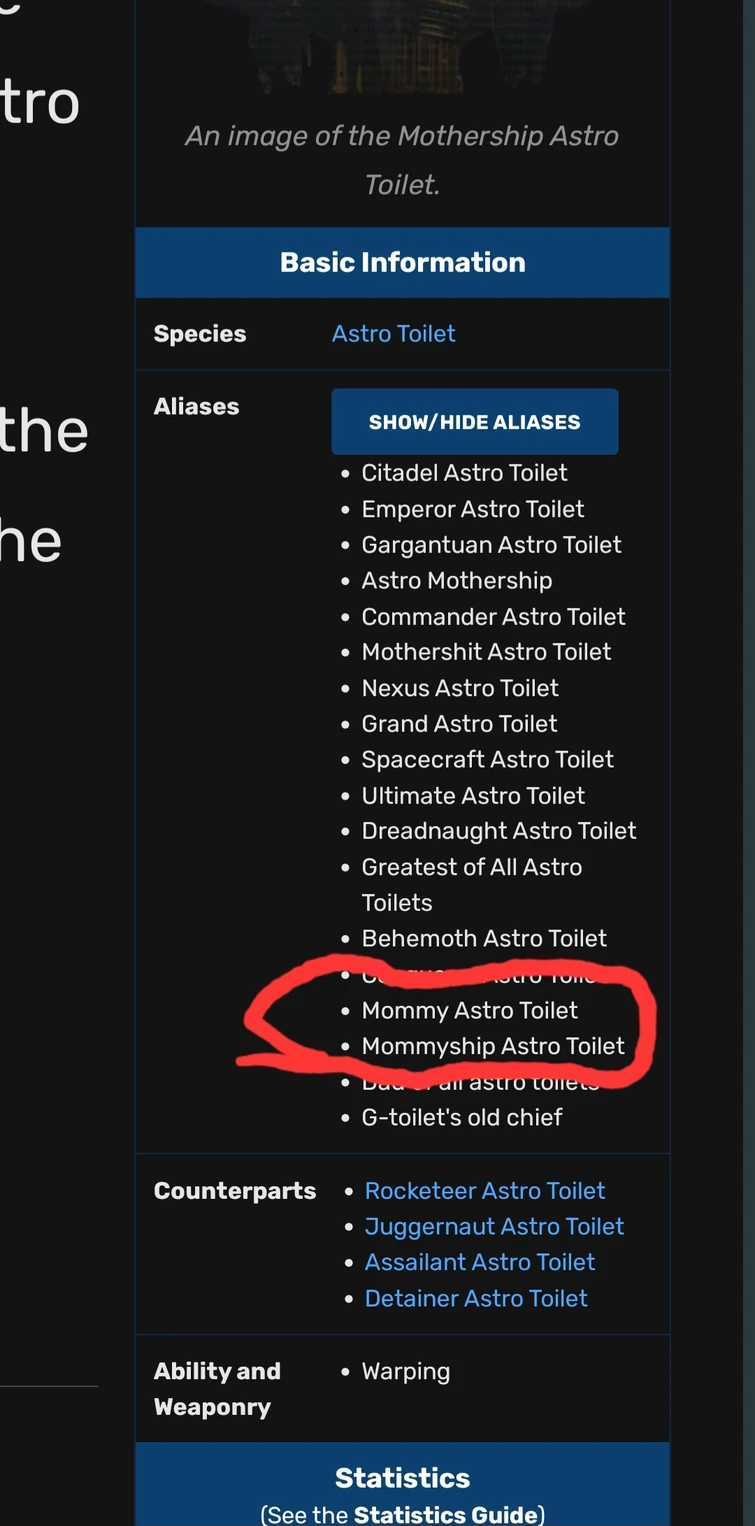 Are these two aliases really necessary? (Click for full image) | Fandom