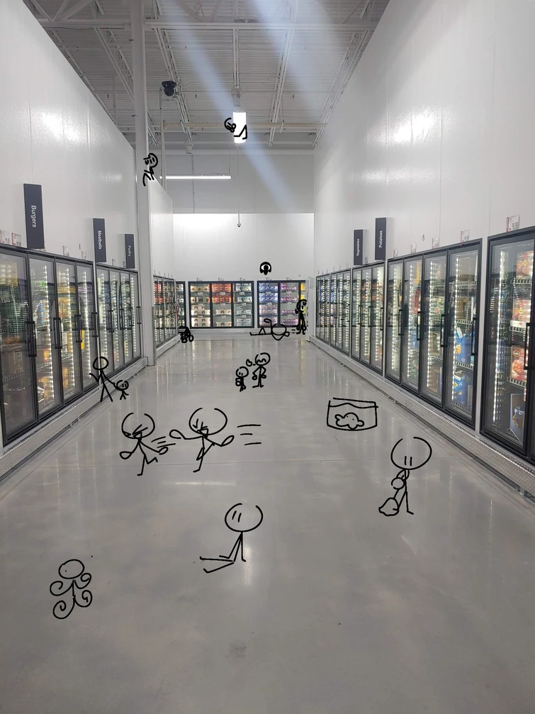 Here is something fun: add a bunch of random stuff to an empty/liminal ...