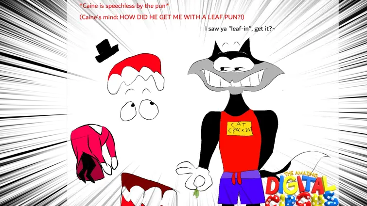 Caine & Jax's reaction to Puck's leaf tricks | Fandom
