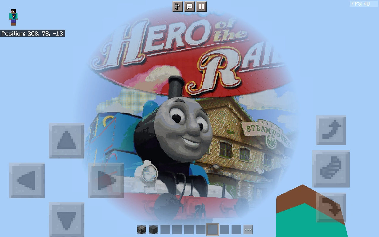 Hero of the rails Minecraft pixel art | Fandom